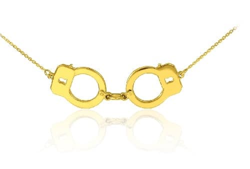 Handcuffs Necklace in Gold - Eiger by JBC - Swiss Chronographs Watches ...